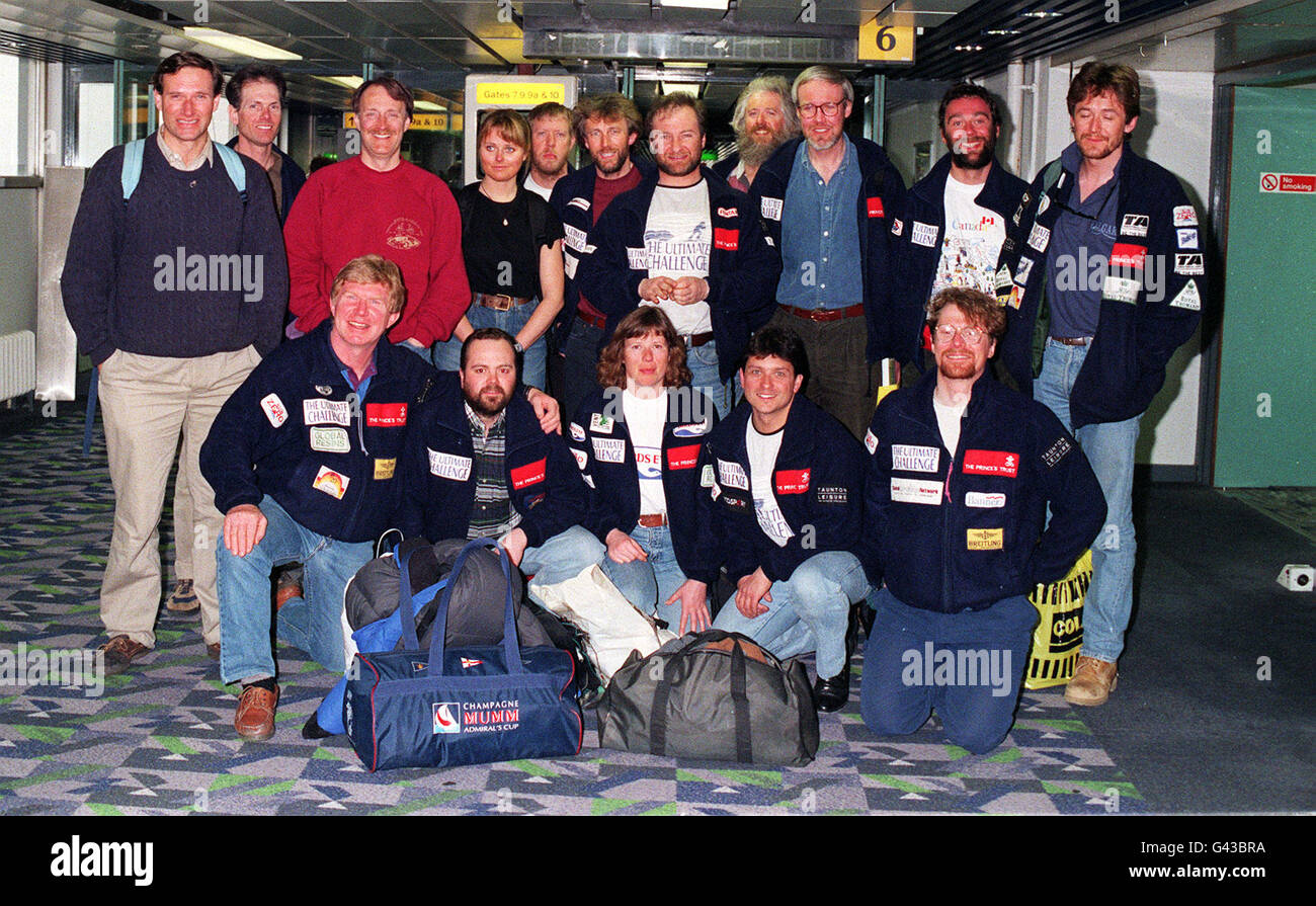 Members of the British Ultimate Challenge team the first ever team of ...