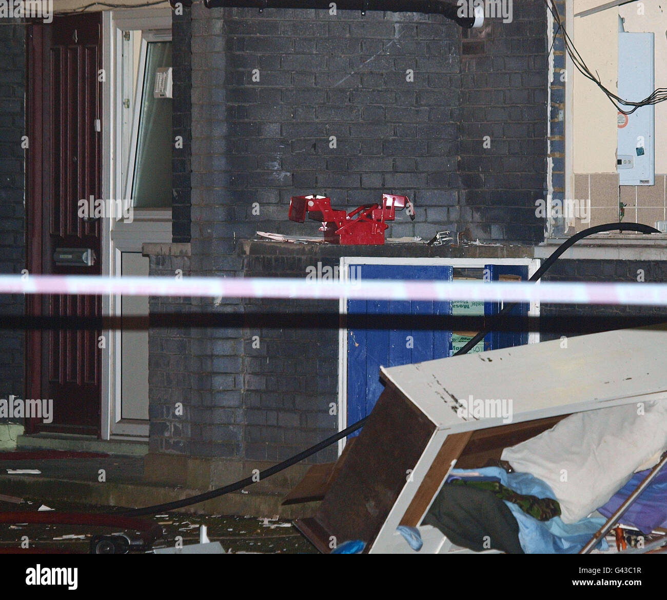 Gas blast in Stoke Newington Stock Photo - Alamy