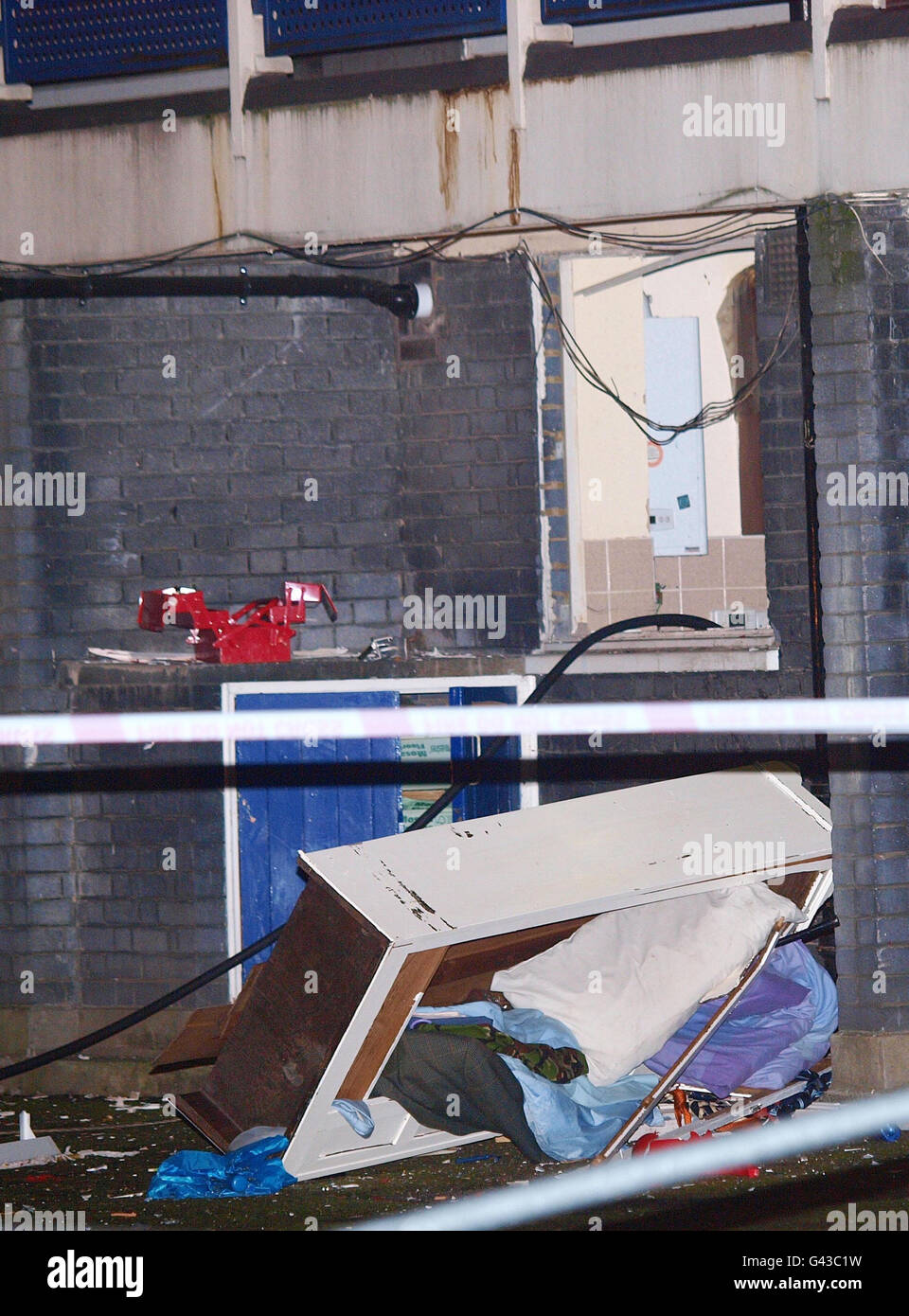 Gas blast in Stoke Newington Stock Photo - Alamy