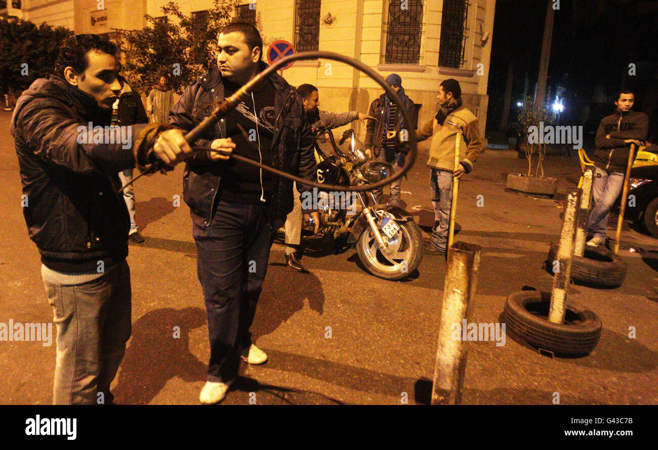 Forcing local people deter looters maintain law order hi-res stock ...