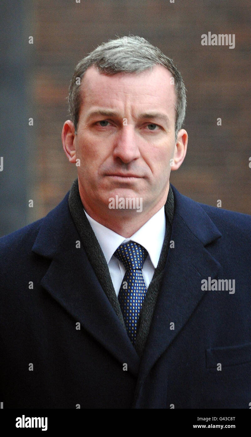 Chief Superintendent Jim Trotman arrives at Swindon Crown Court, where ...