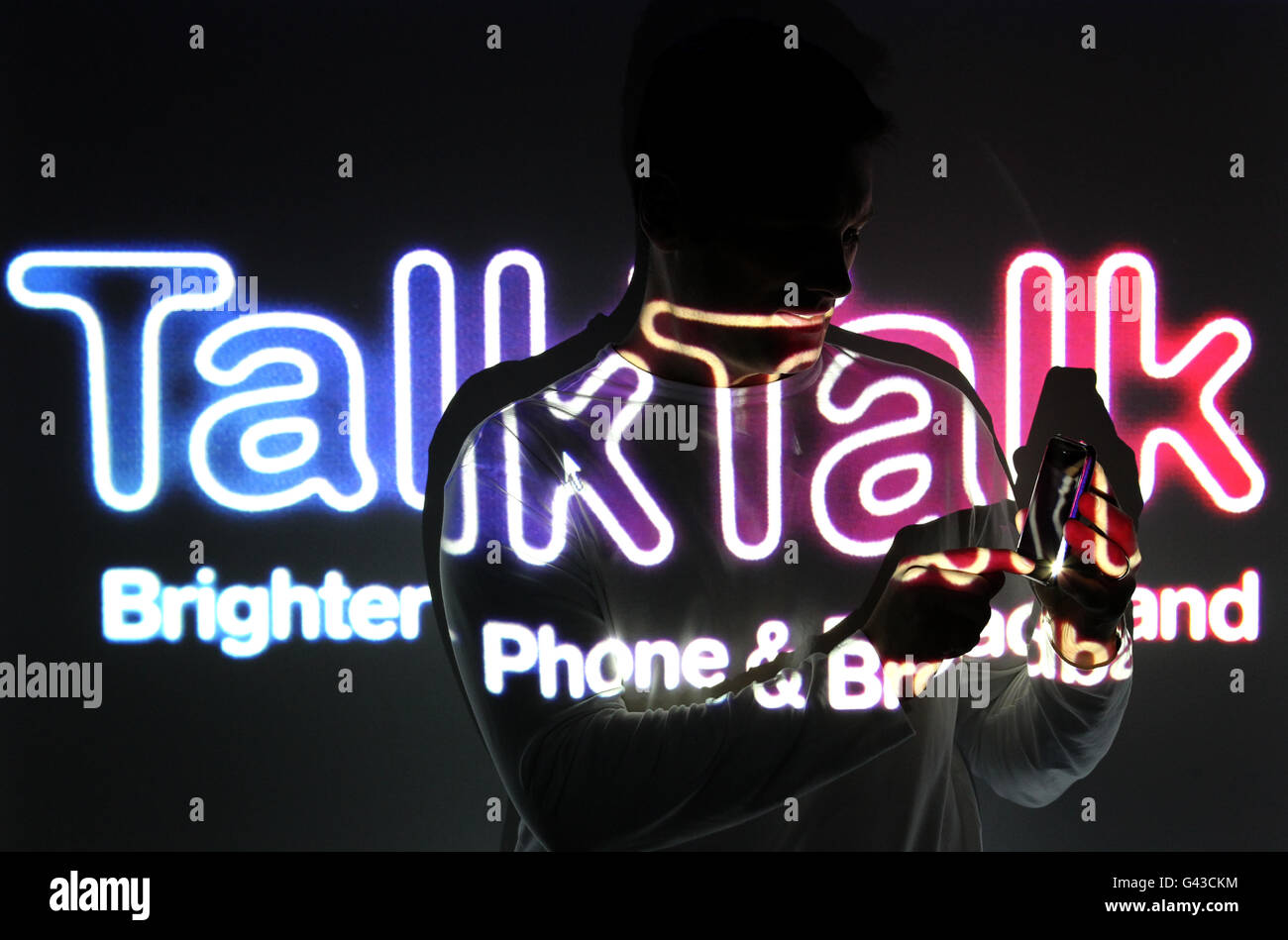 Talk talk broadband hi-res stock photography and images - Alamy