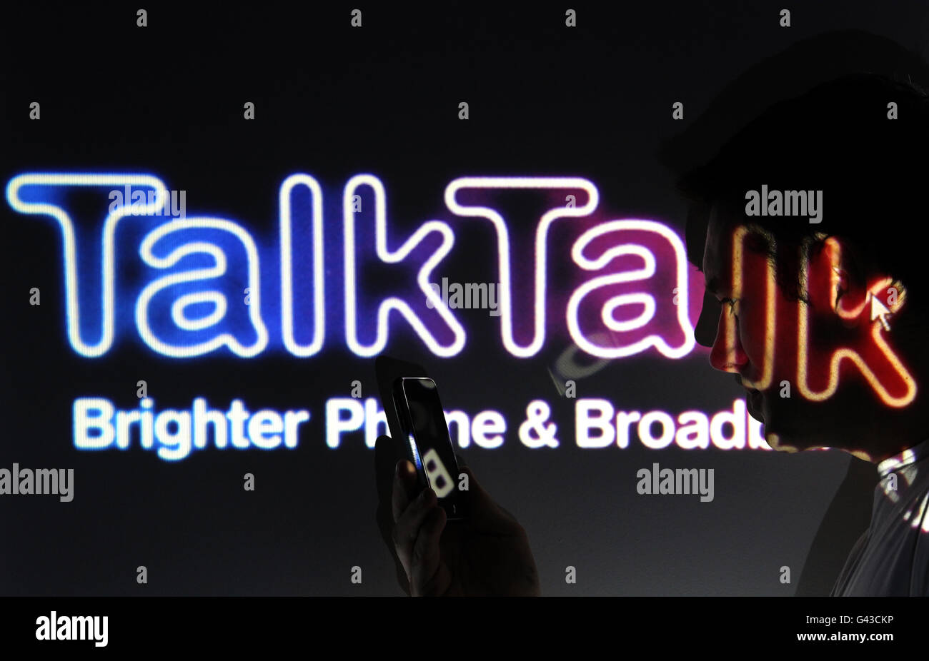 Talk talk broadband hi-res stock photography and images - Alamy