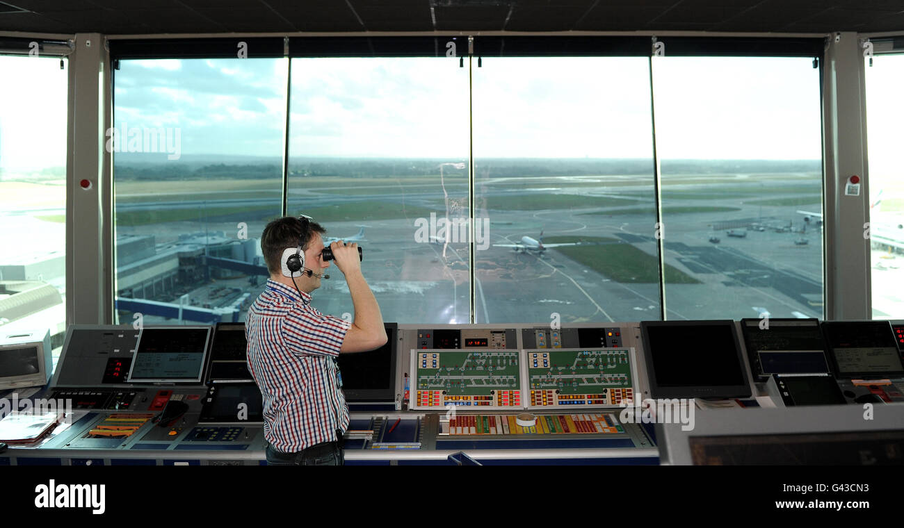 Manchester Airport stock. A generic stock image of air traffic ...