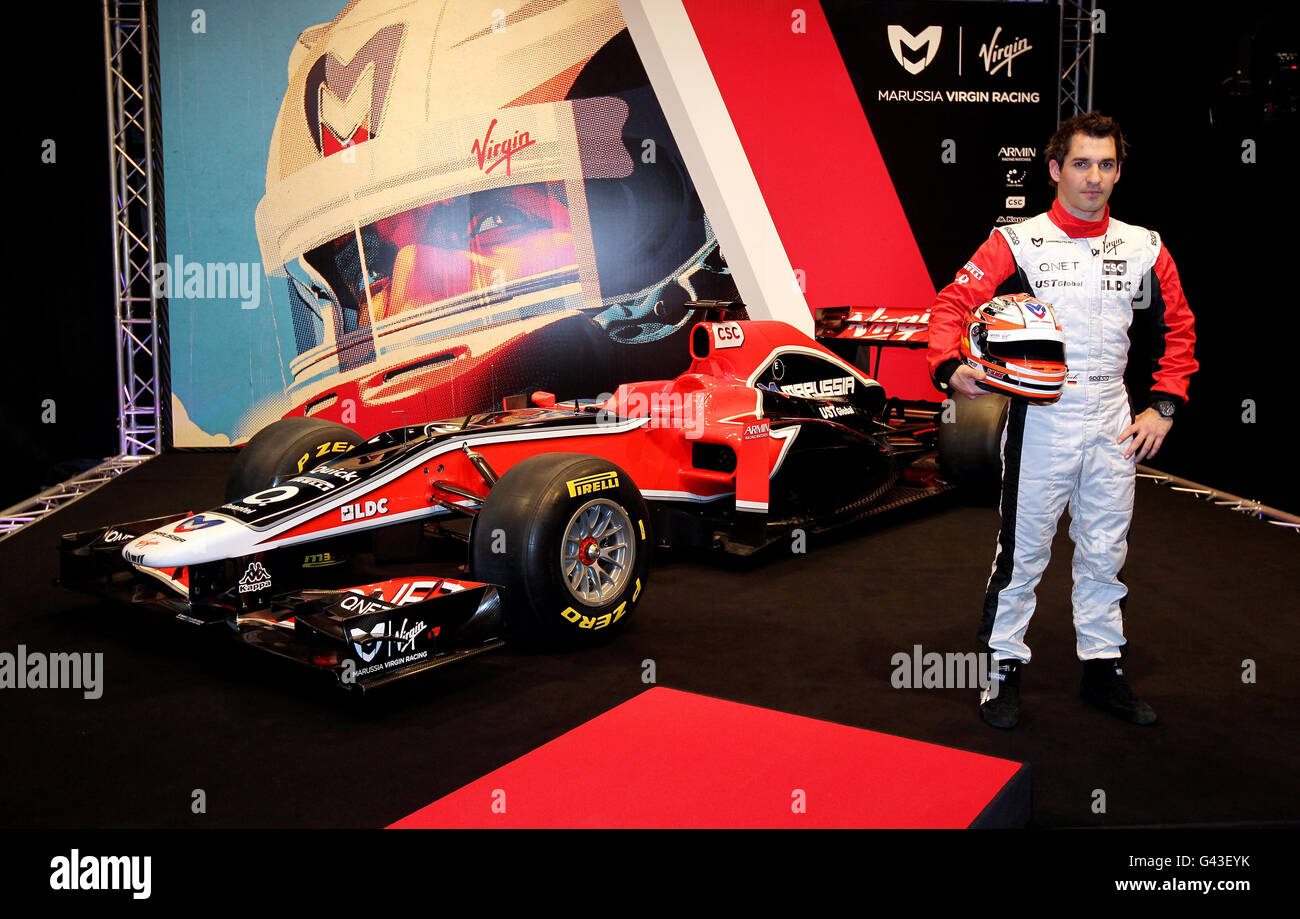 Formula one marussia virgin f1 racing launch bbc television centre hi ...
