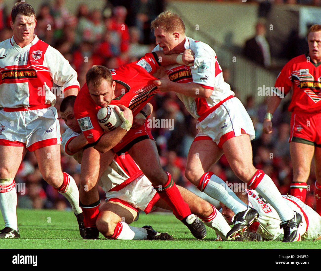 Rugby League - England v Wales 1995 Stock Photo - Alamy