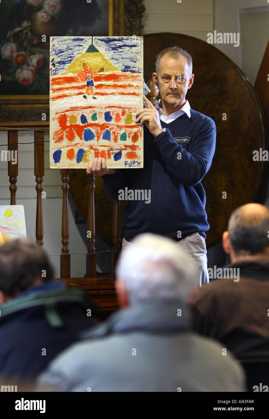 Krays letters and artwork auctioned hi-res stock photography and images ...