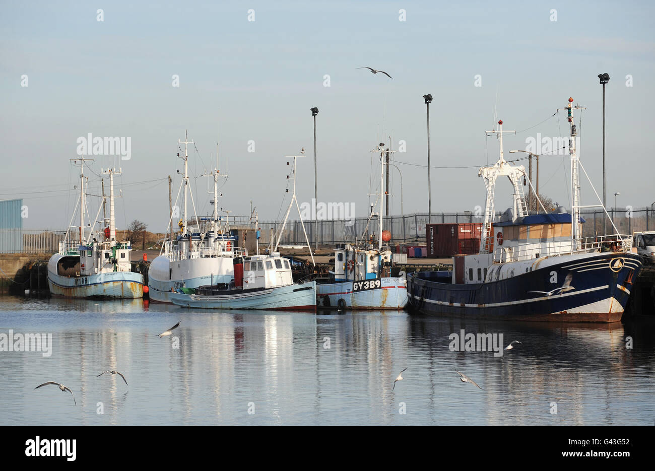 Grimsby Docks Feature Stock Photo - Alamy