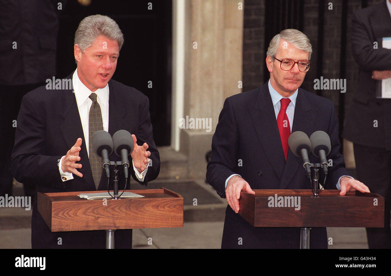 John major bill clinton prime hi-res stock photography and images - Alamy