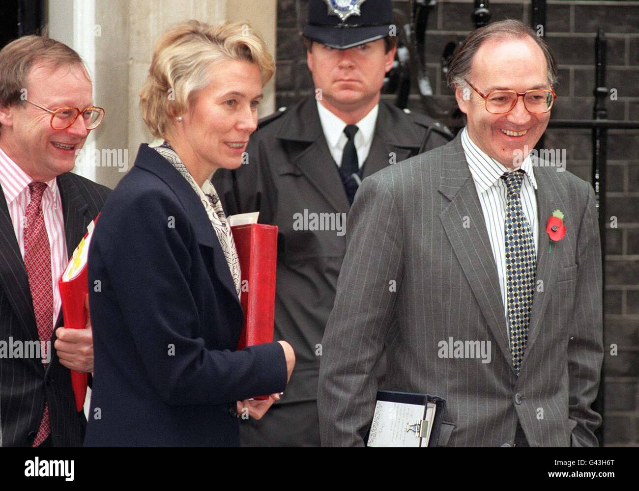 John Gummer, Virginian Bottomley and Michael Howard Stock Photo - Alamy
