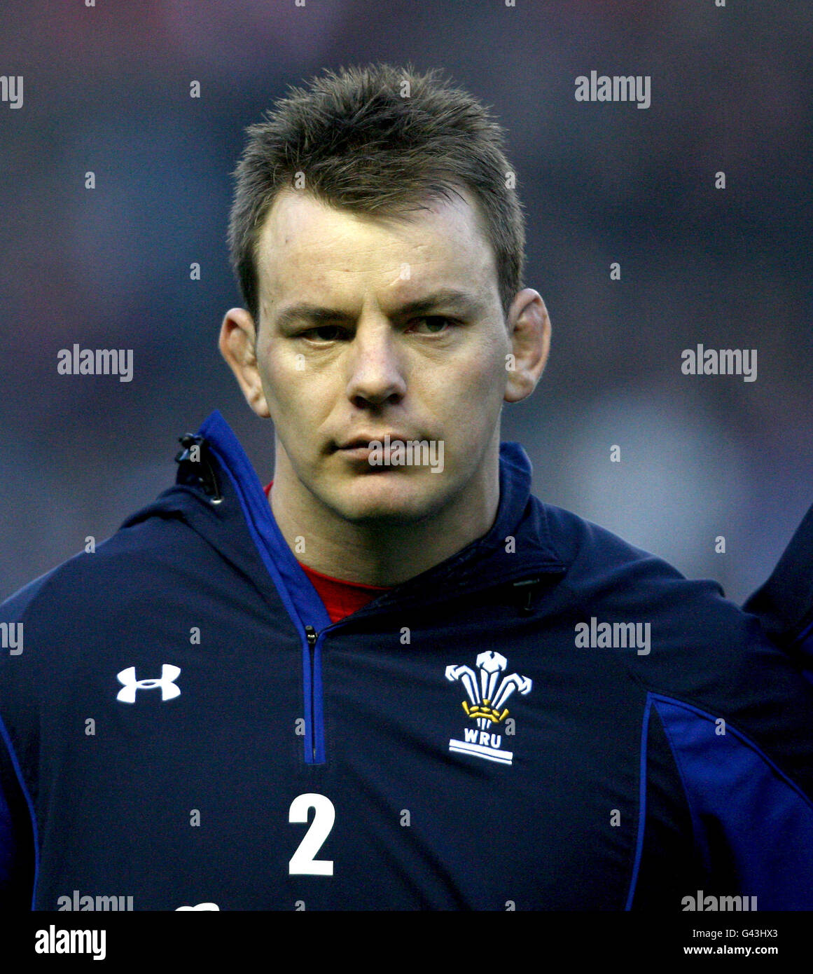 Wales matthew rees the rbs nations match at murrayfield hi-res stock ...