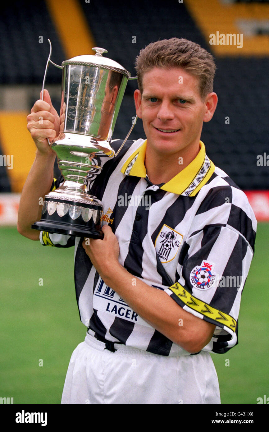 With notts county player year trophy hi-res stock photography and ...