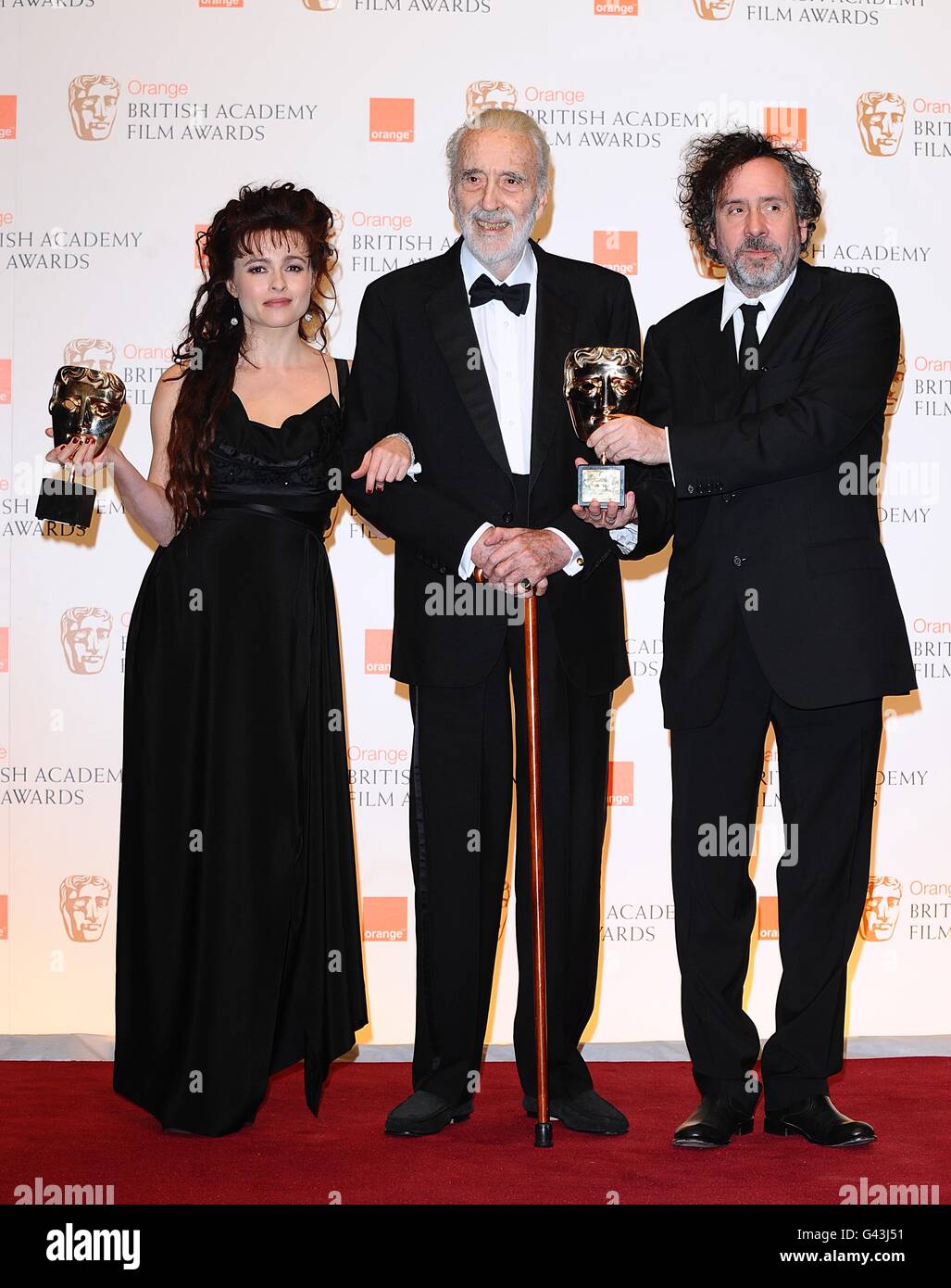 Christopher lee and tim burton hi-res stock photography and images - Alamy