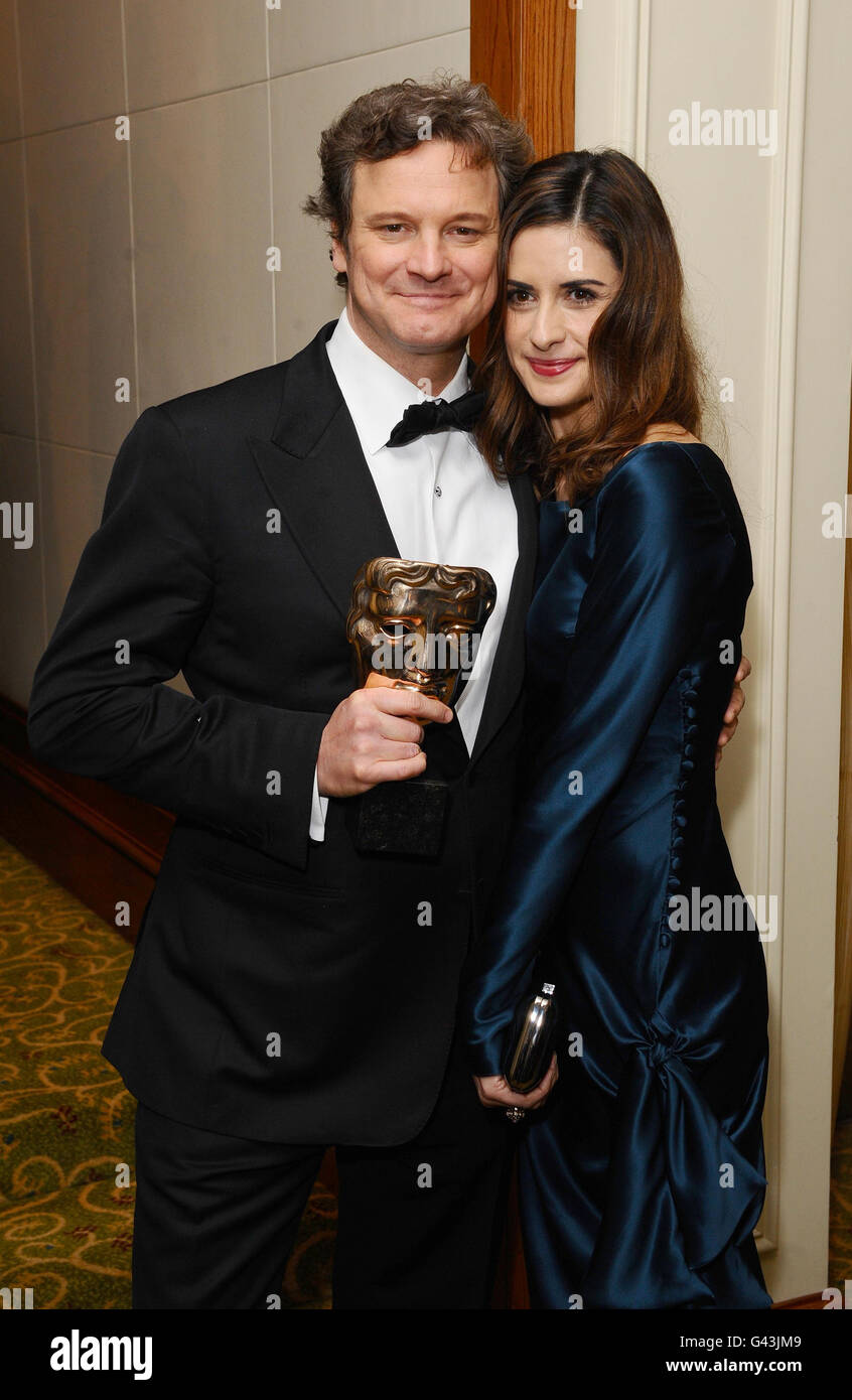 Colin Firth and wife Livia during the Bafta After Party last night at ...