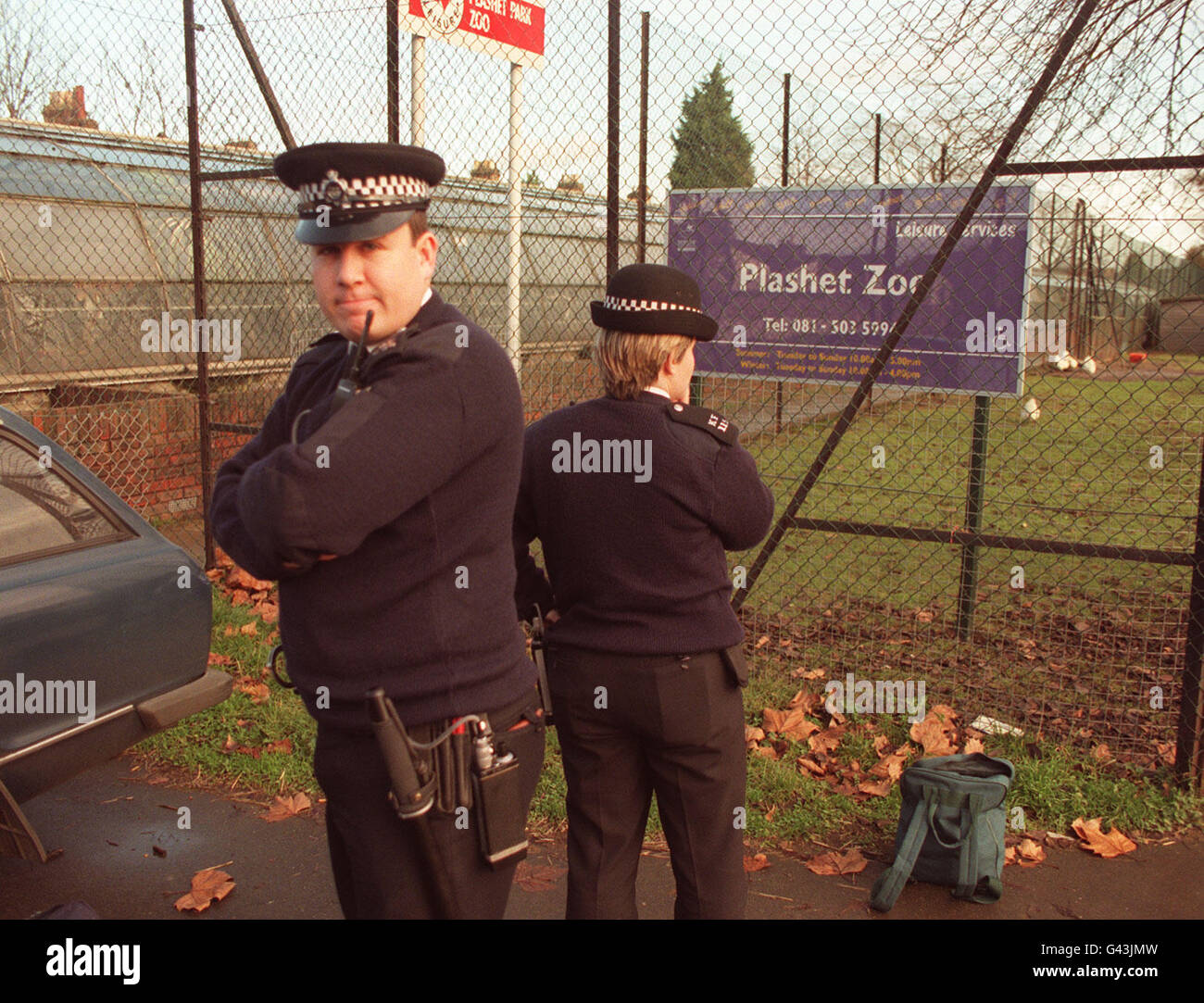 Plashet Zoo police Stock Photo - Alamy
