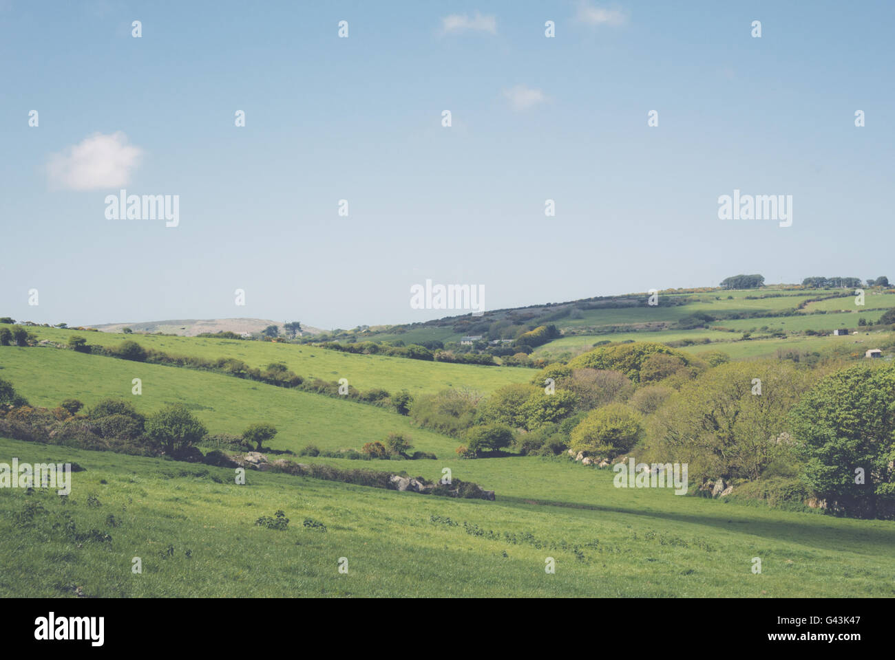 Rolling cornish countryside hi-res stock photography and images - Alamy