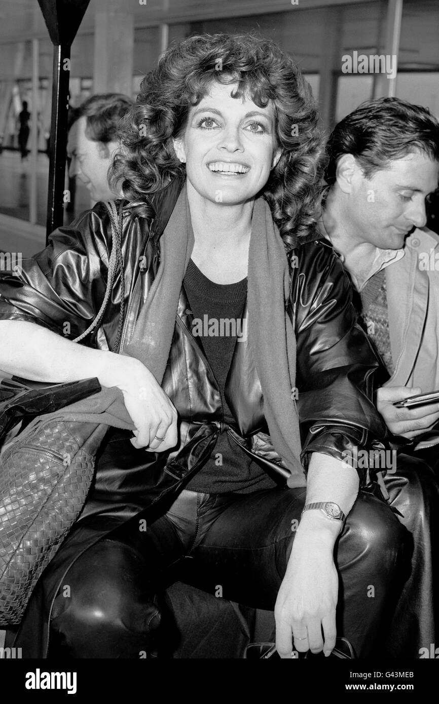 Actress Linda Gray, who stars in American soap opera "Dallas" as Sue ...