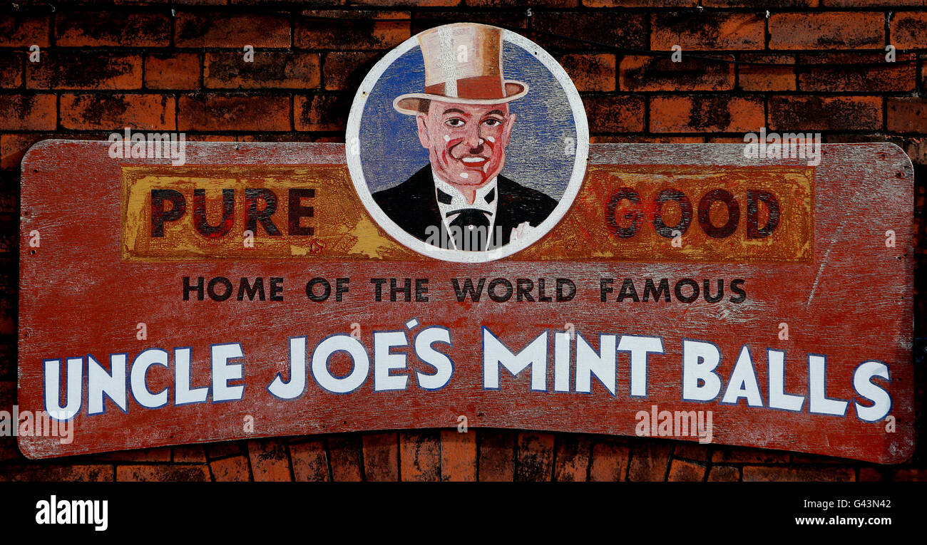 Uncle joes mint ball factory wigan hi-res stock photography and images - Alamy