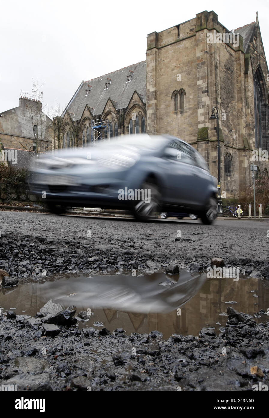 Potholes in Scotland Stock Photo - Alamy