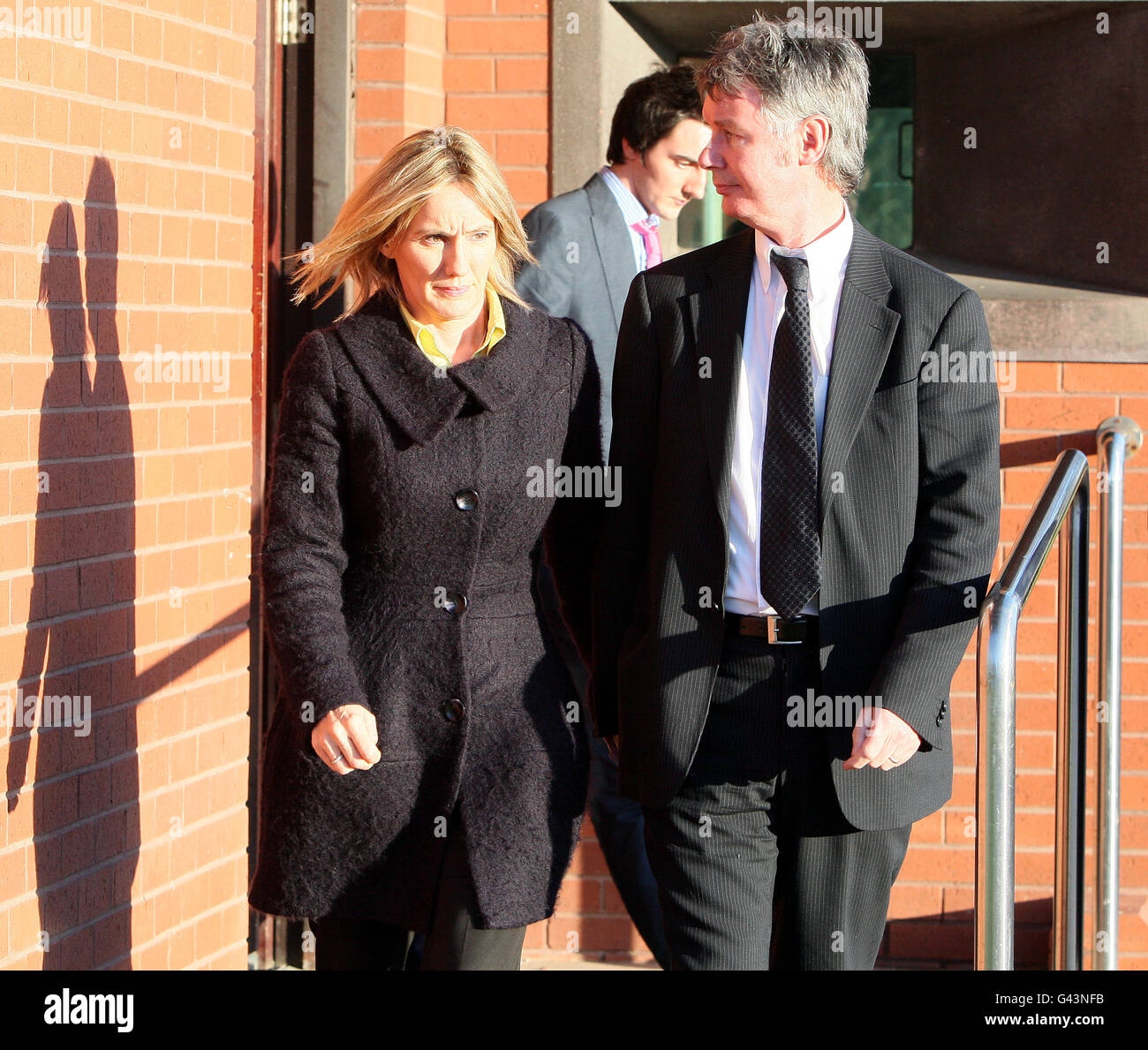 Double murder trial. Hazel and David Stewart leave Coleraine Court ...