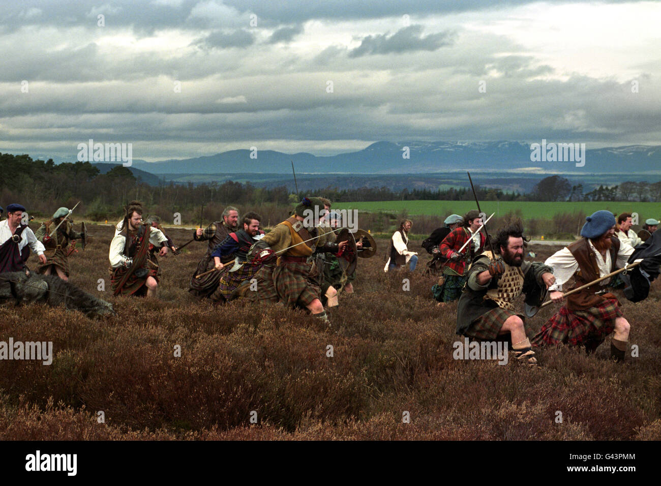 Buildings and Landmarks - Battle of Culloden - Scottish Highlands Stock ...