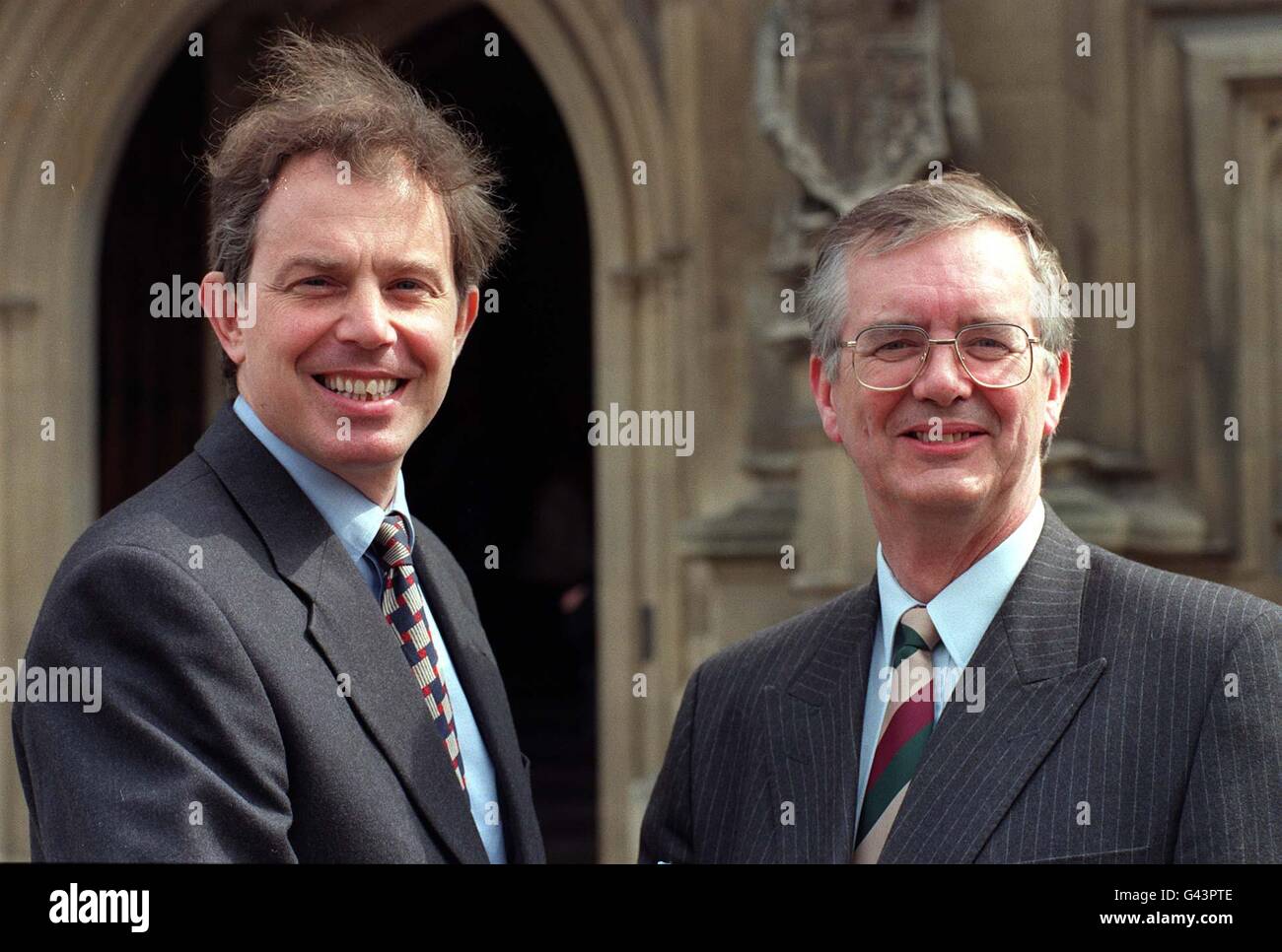 TONY BLAIR AND BRIAN JENKINS Stock Photo - Alamy