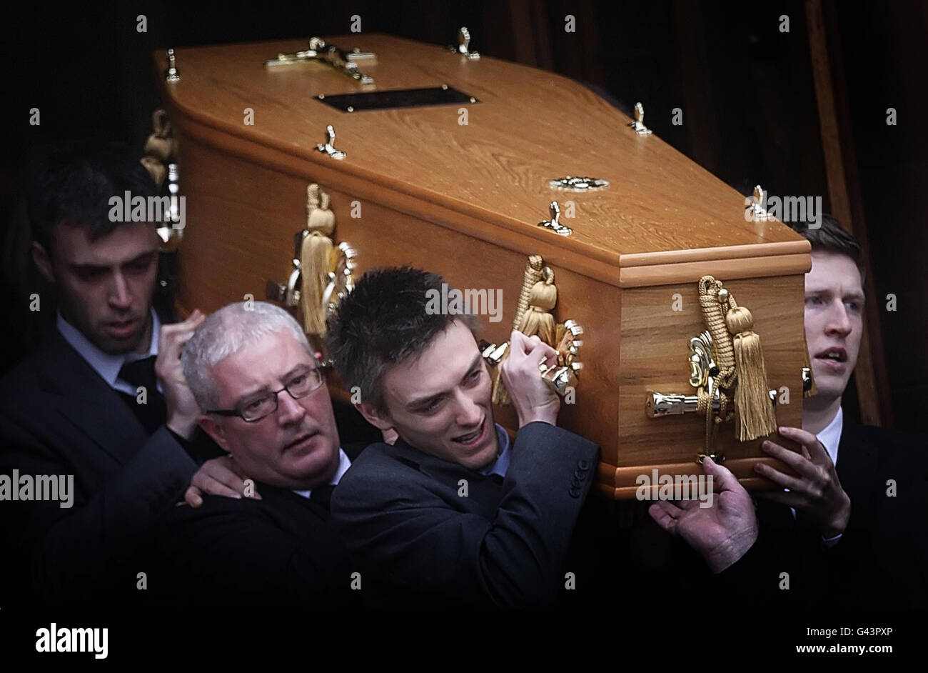Carried by father jim gormley 2nd left hi-res stock photography and ...