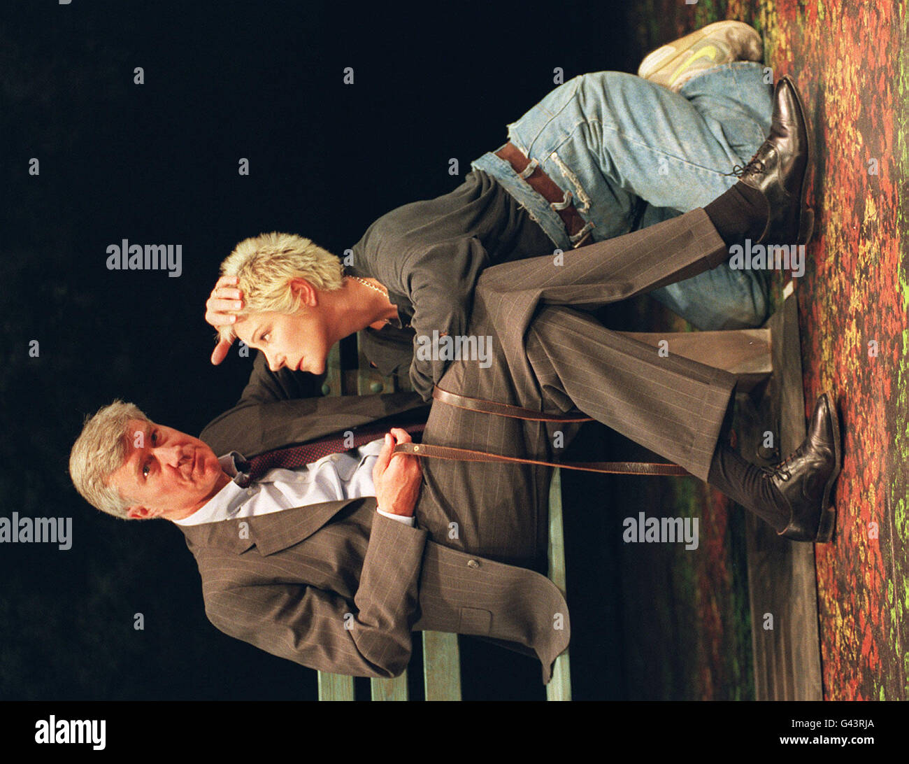 Zoe Wanamaker as Sylvia and Robin Ellis, as Greg during a press preview of a new play at the ...