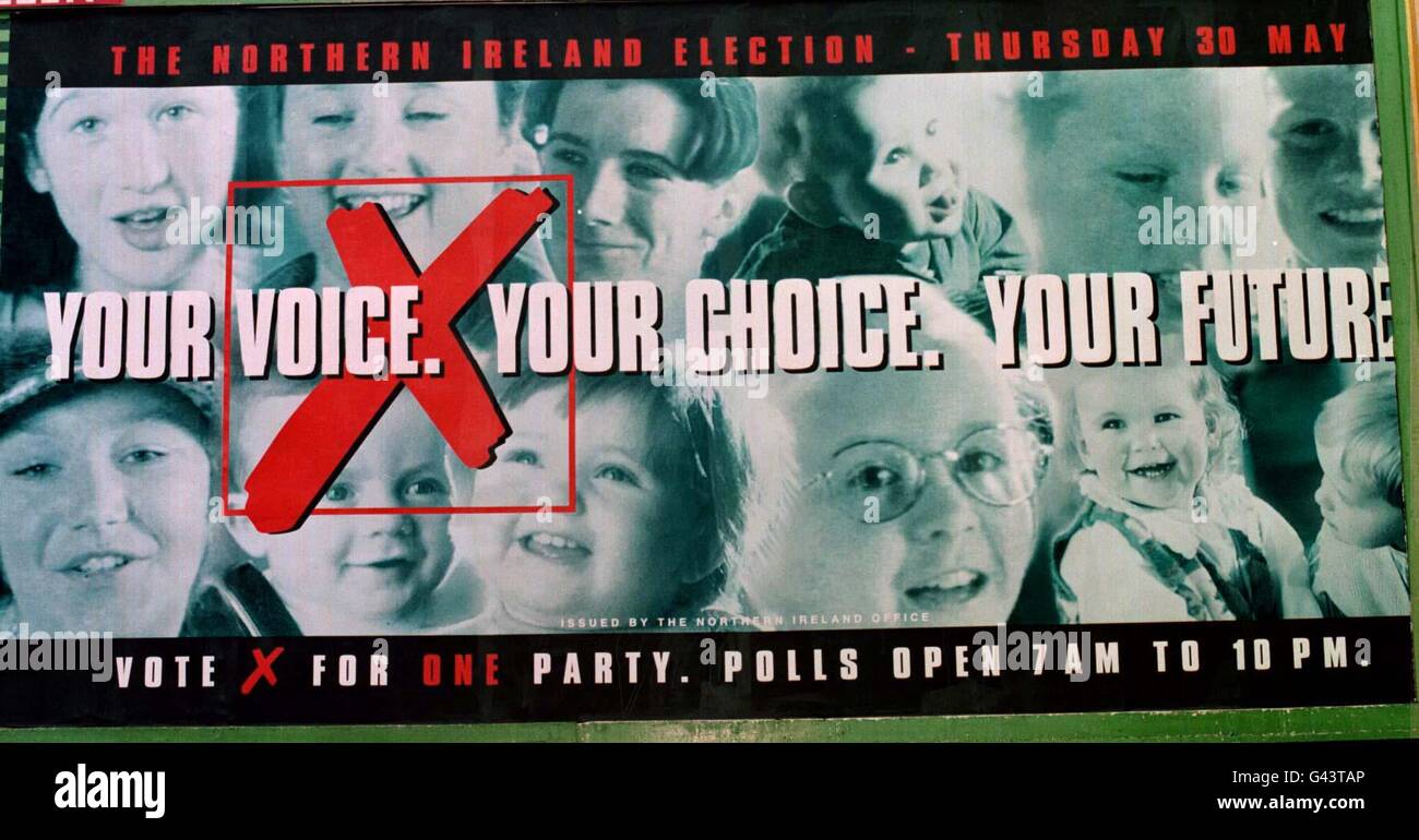 Election poster northern ireland hi-res stock photography and images ...