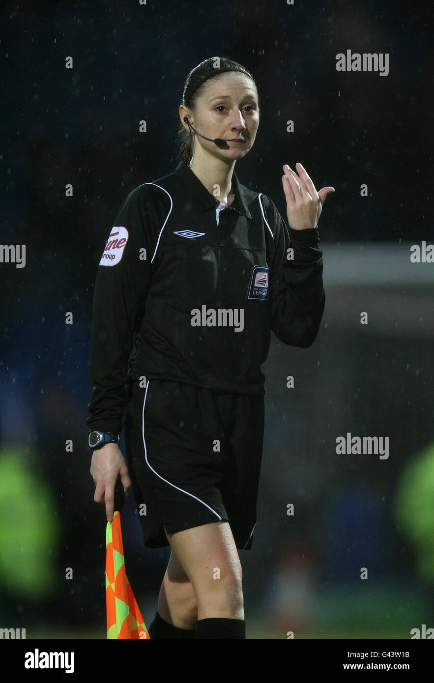 Assistant referee sian football league two match b2net stadium hi-res ...