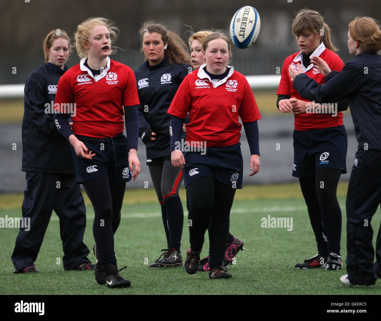 Rugby union scotland women under 20s training session murrayfield hi ...