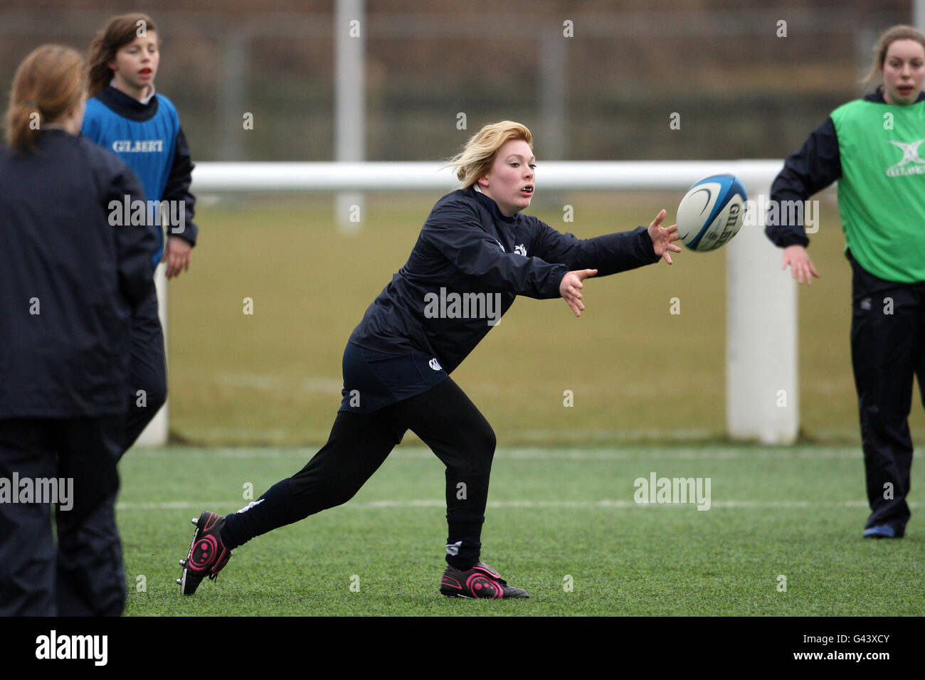 Rugby union scotland women under 20s training session murrayfield hi ...