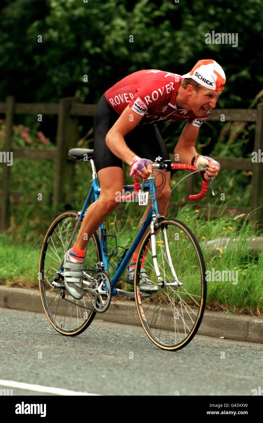 TOUR OF BRITAIN CYCLING. GEERT VAN BONDT, BEL, TRIDENT-SCHICK Stock Photo - Alamy