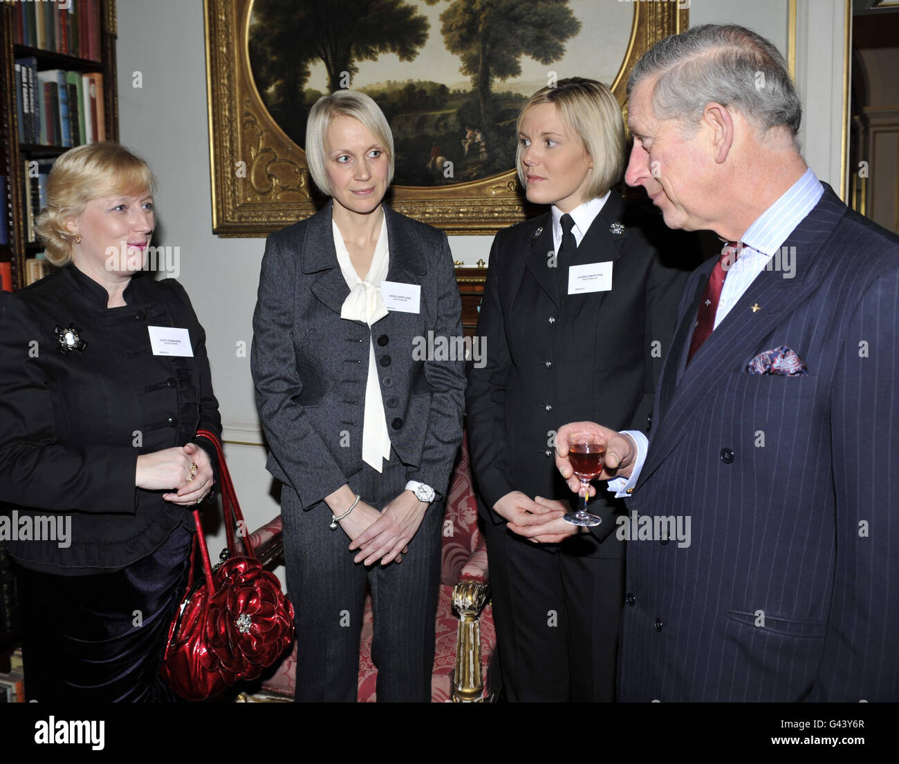 Heidi gartland centre and laura griffiths from south wales hi-res stock ...