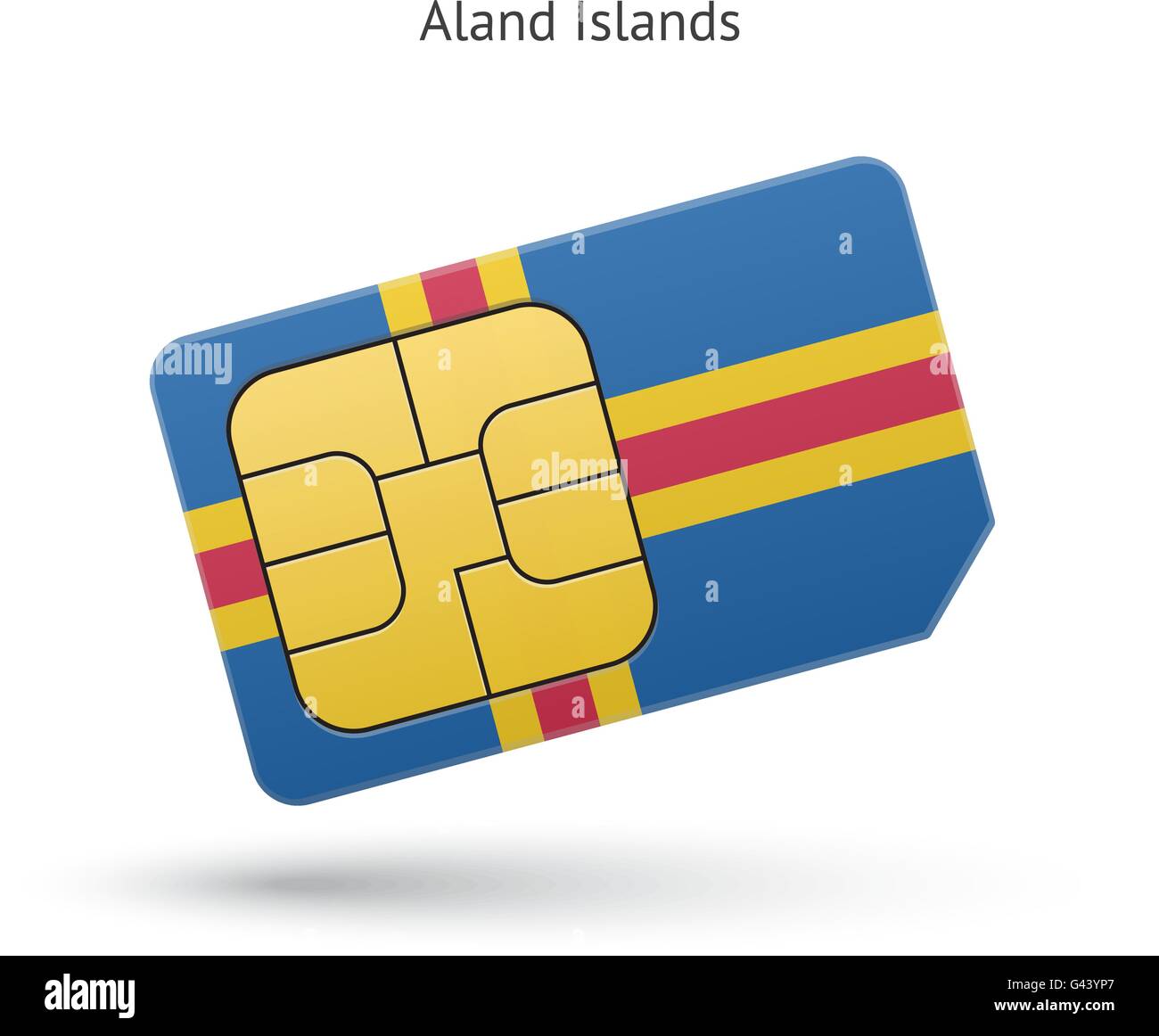 Aland flag background Stock Vector Images - Alamy