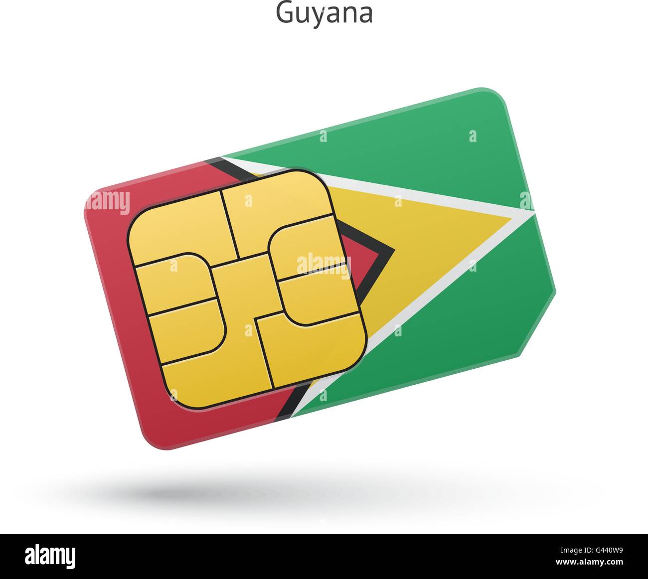 National symbols flag guyana hi-res stock photography and images - Alamy