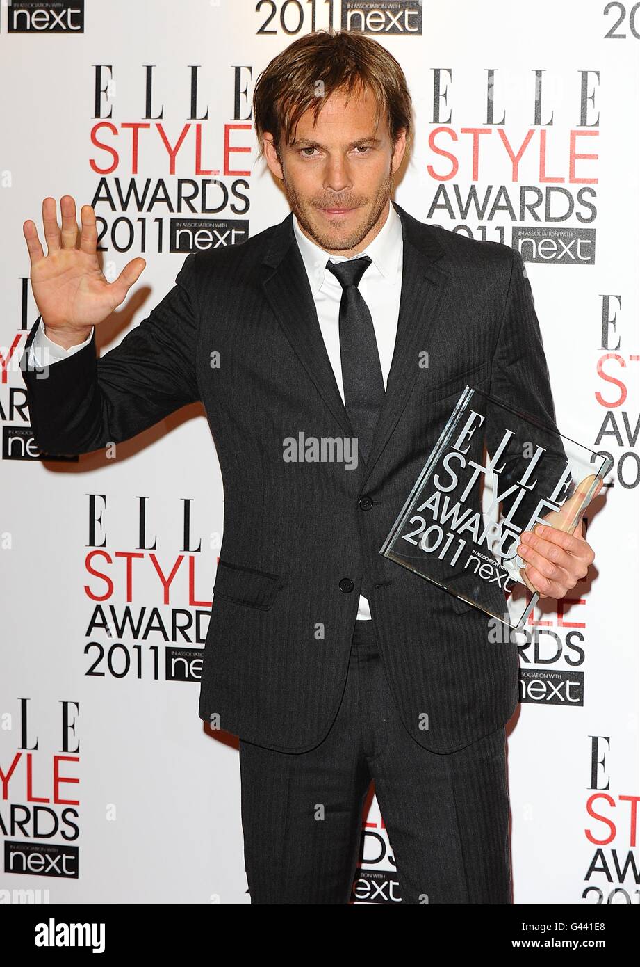 Stephen Dorff with his award for Best Actor during the Elle Style ...