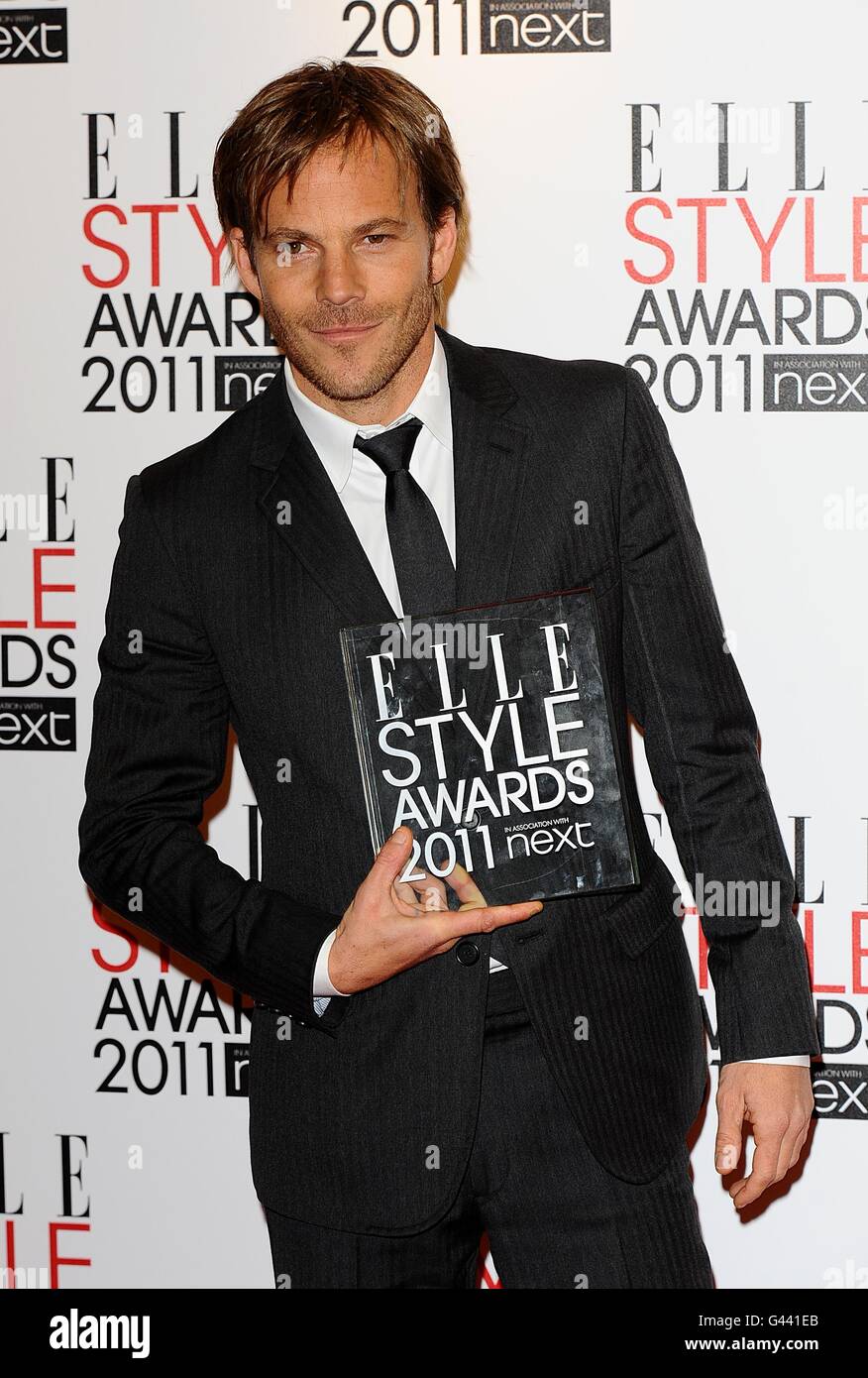 Stephen Dorff with his award for Best Actor during the Elle Style ...