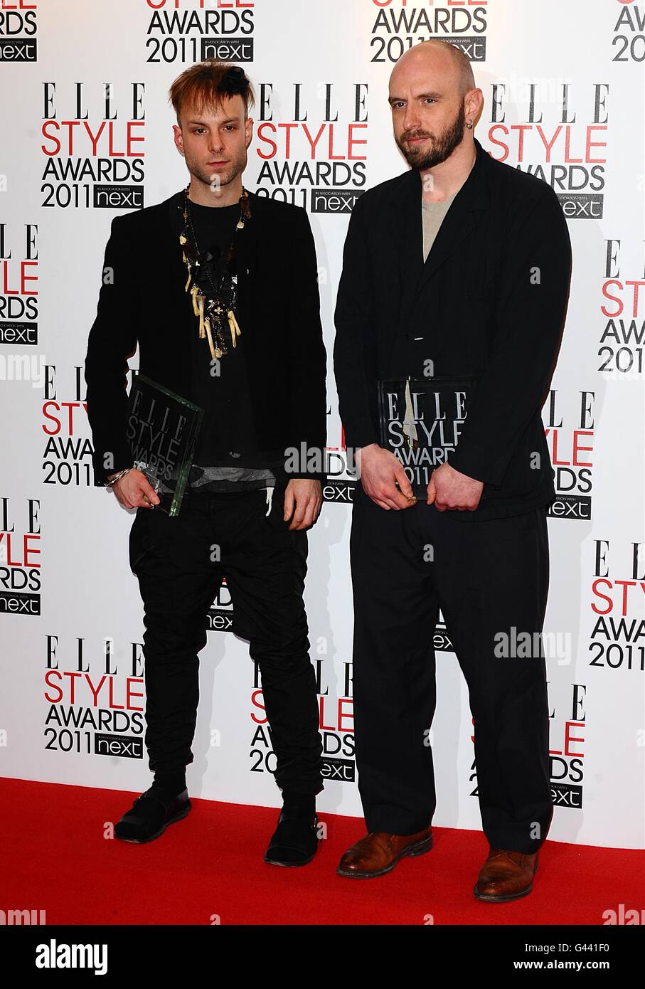 Edward Meadham and Benjamin Kirchhoff with the award for Next Young ...