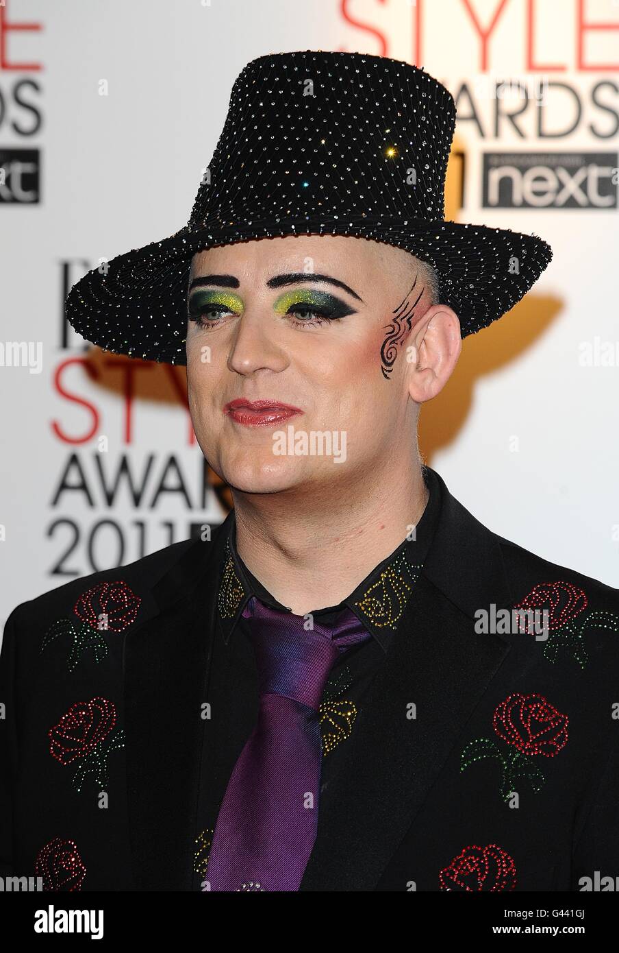 Boy George during the Elle Style awards at the Grand Connaught Rooms ...