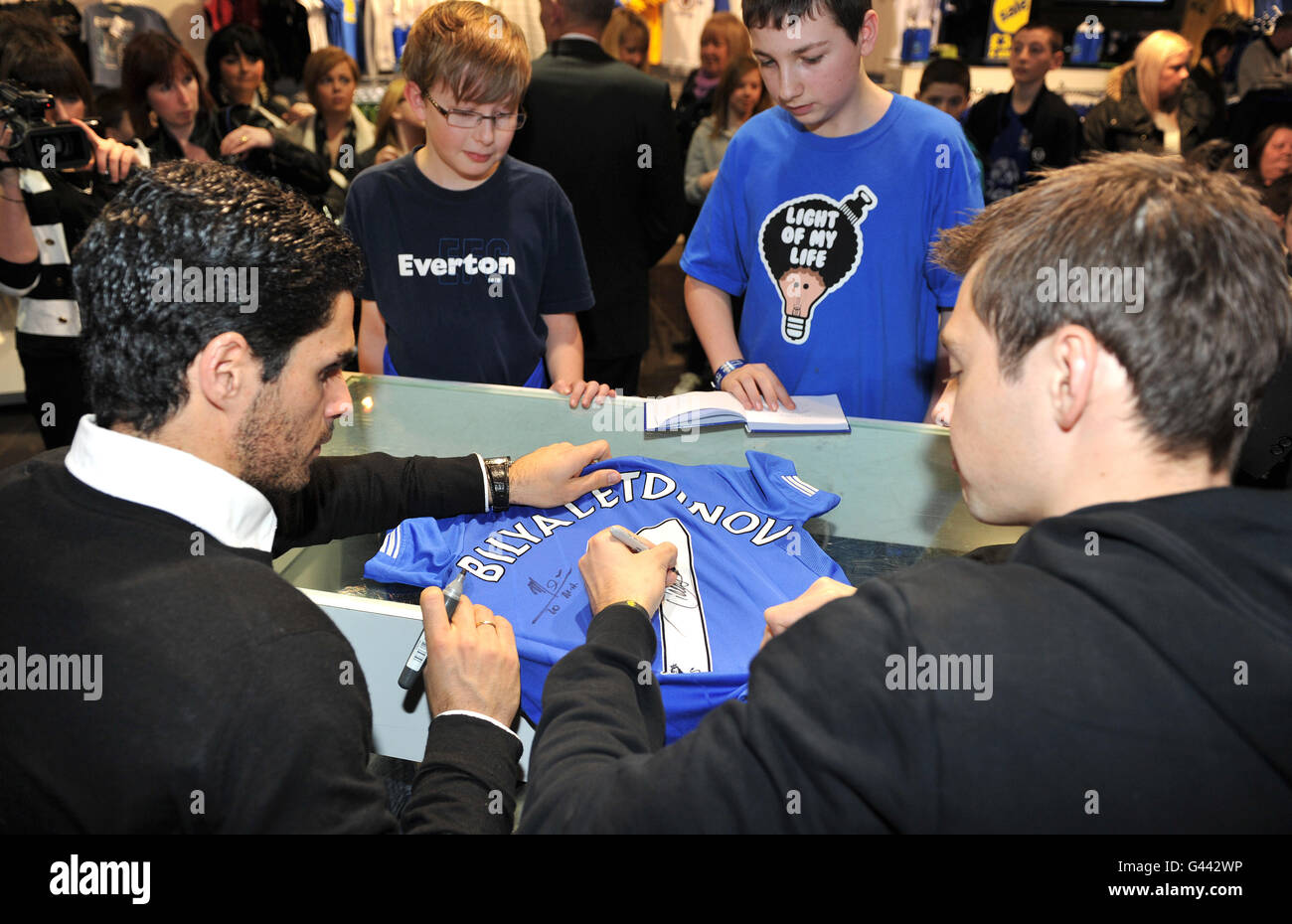 Soccer - Everton Player Signing at Everton Two - Liverpool One. Everton ...