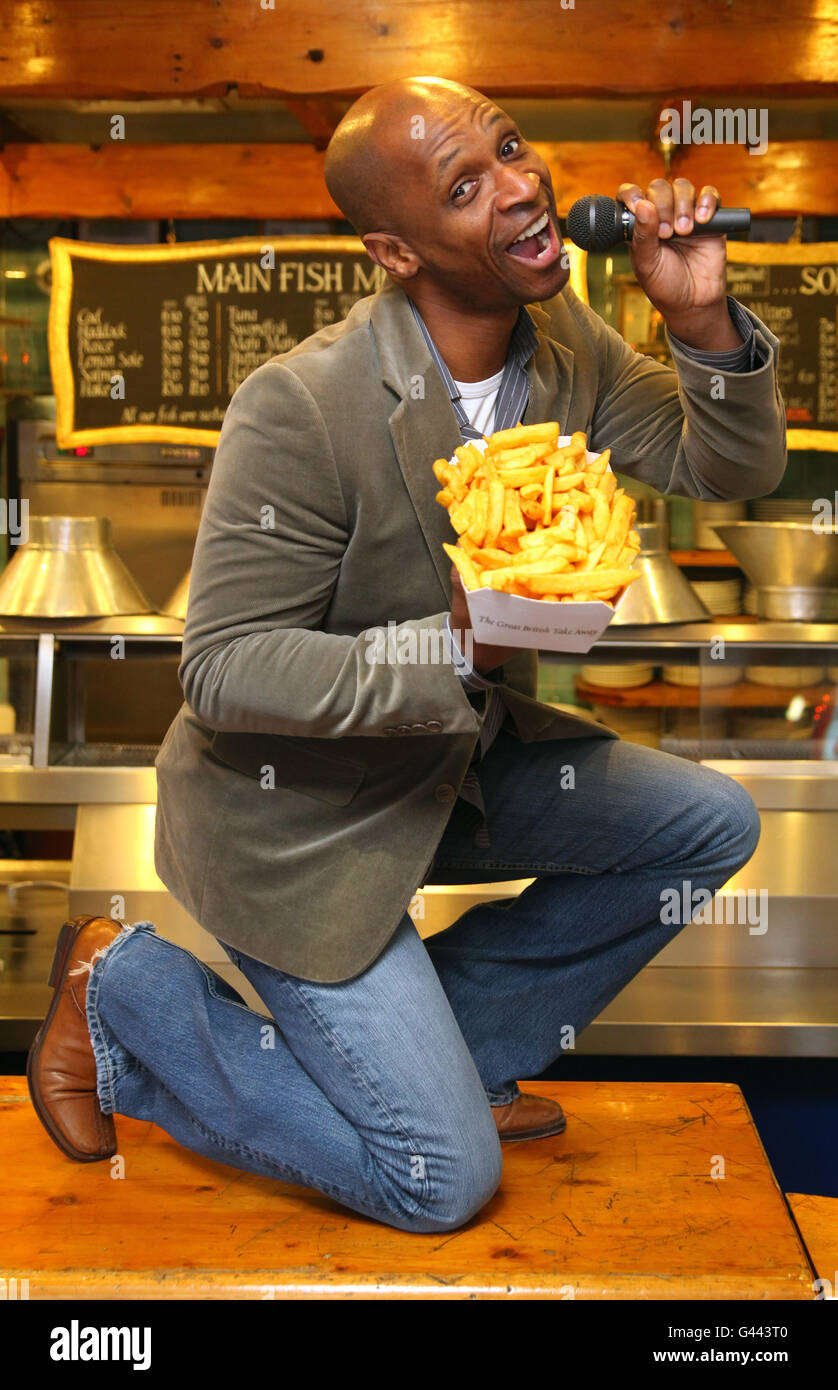 Singing dustman helps launch hi-res stock photography and images - Alamy
