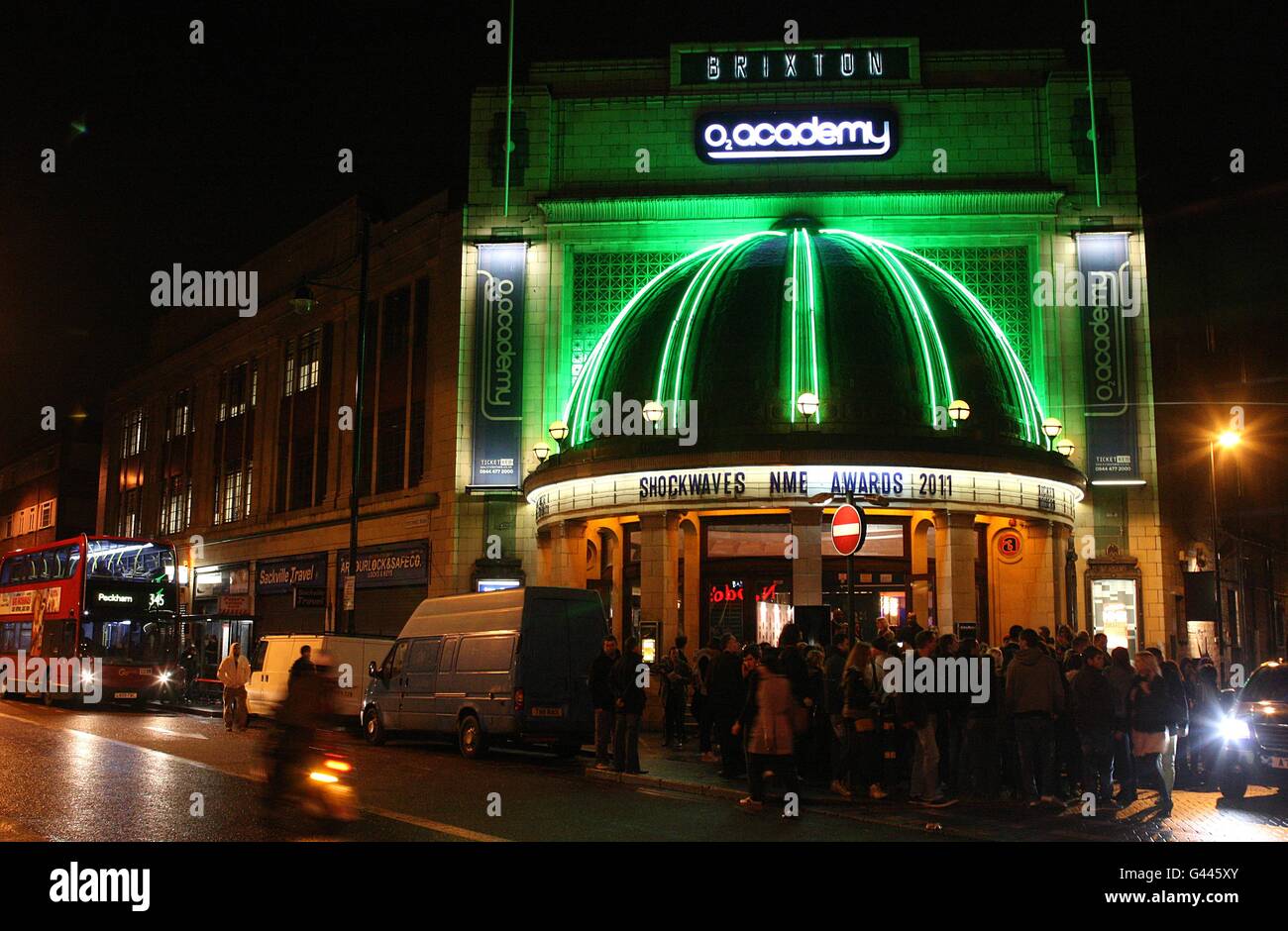 General view of the O2 Academy ahead of the 2011 Shockwaves NME Awards ...