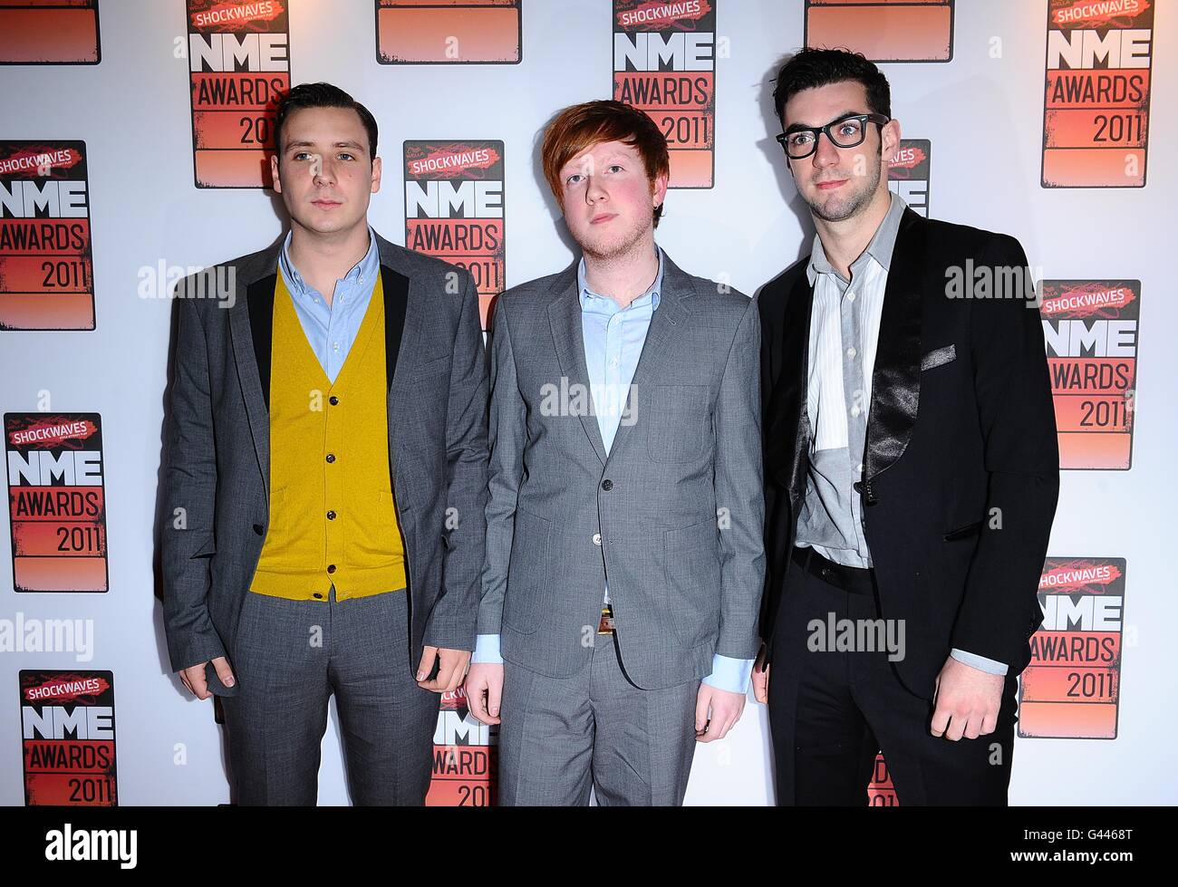(left to right) Kevin Baird, Alex Trimble and Sam Halliday of Two Door ...