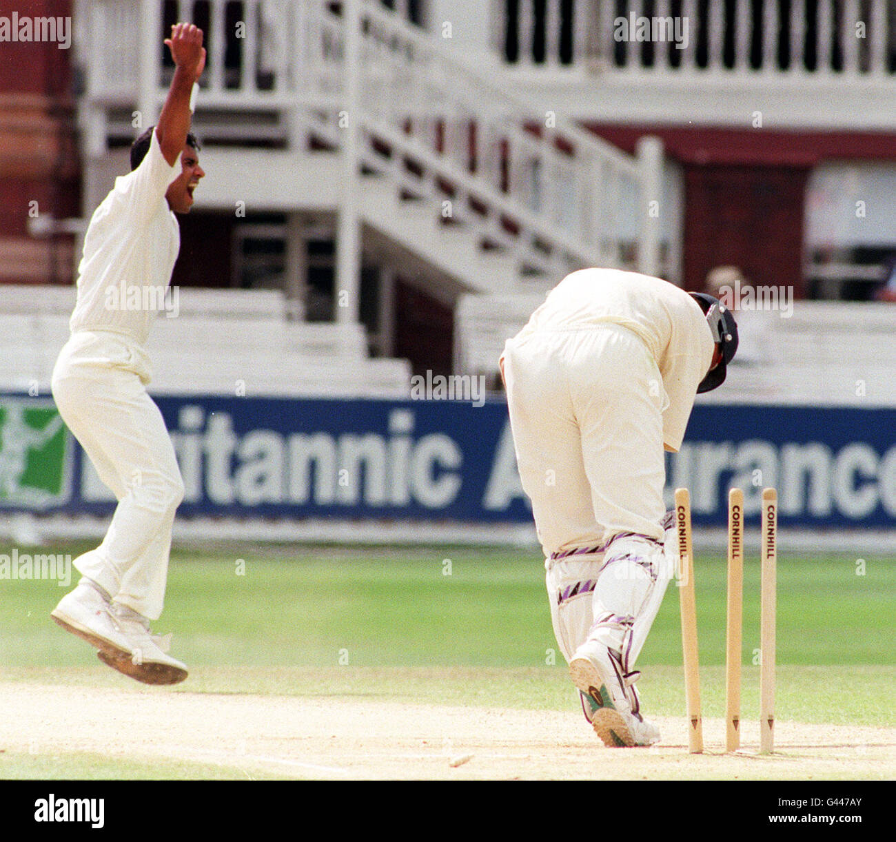Crick Eng v Paki (Hick out Stock Photo - Alamy
