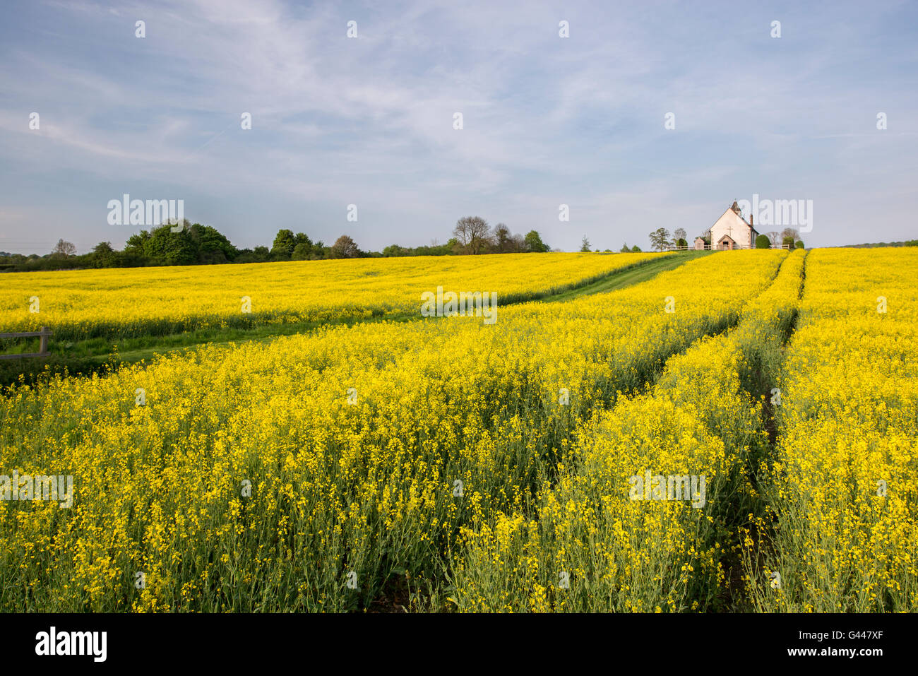 St Hubert's Church near Idsworth in hampshire Stock Photo - Alamy