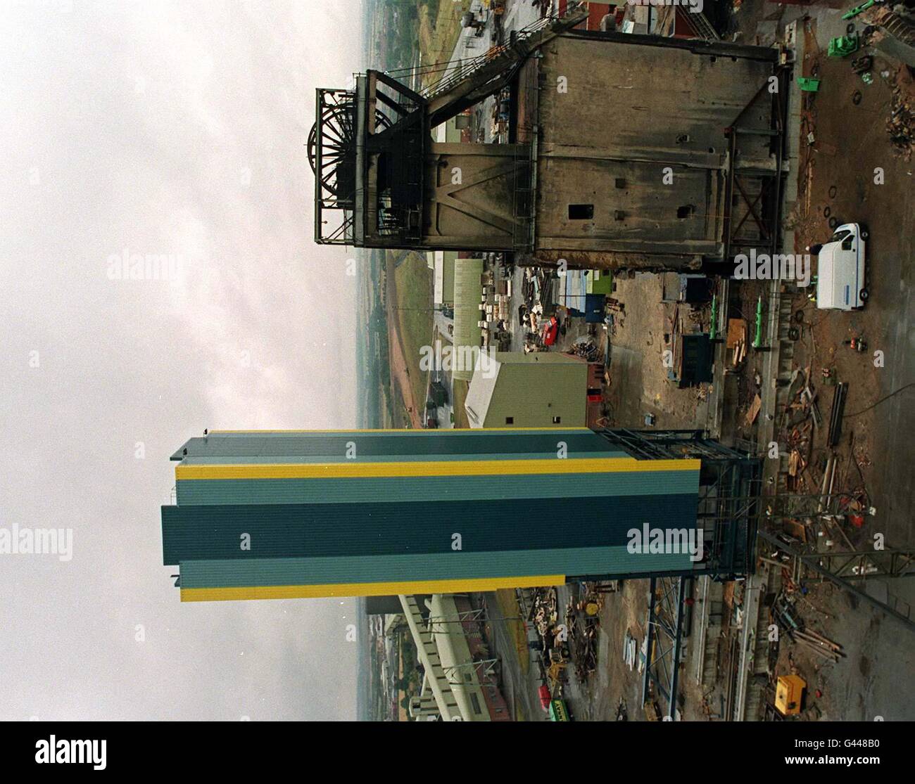 Mine headgear hi-res stock photography and images - Alamy