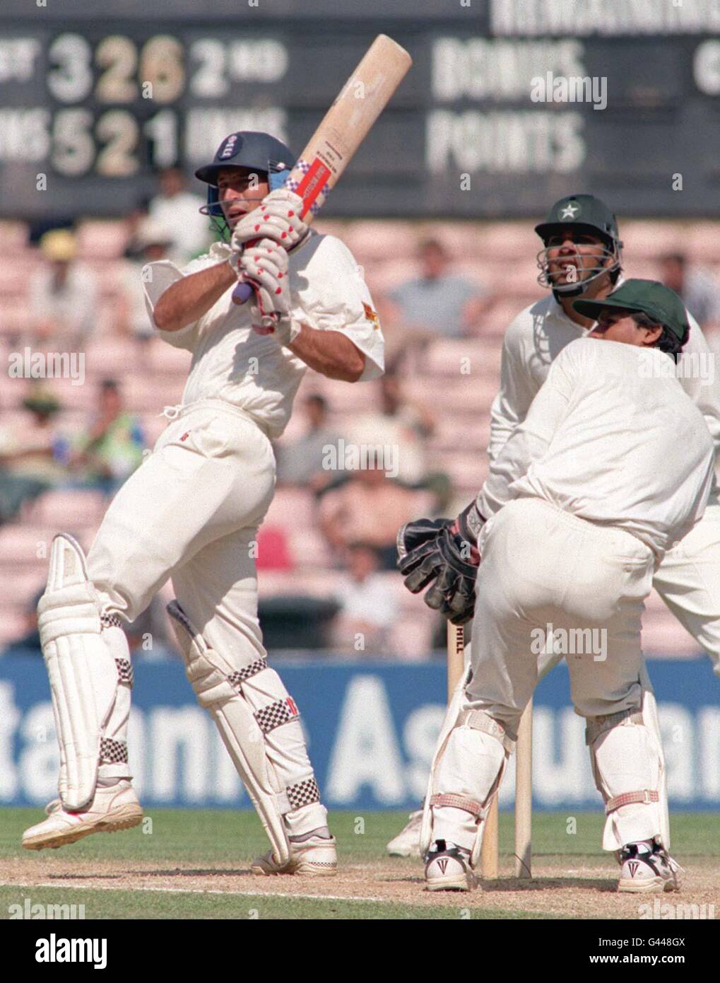 Cricket Hussain four Stock Photo - Alamy