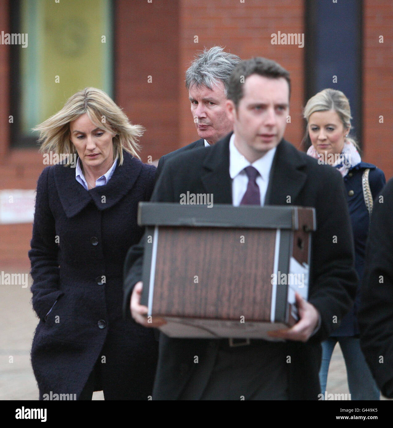 Hazel Stewart, 47, (left) with husband David and daughter Lisa (right ...