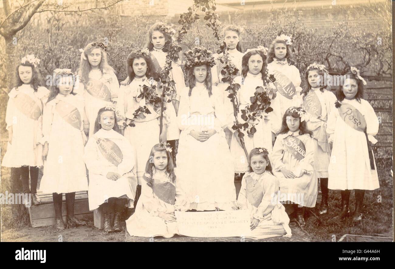 "The May Queen of the Cadets of the --NS--T Temperance Society 1908 ...